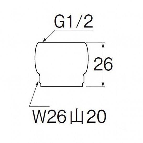 PT35-25S パイプアダプター G1/2ねじ用 1点(SANEI)｜トラノテ