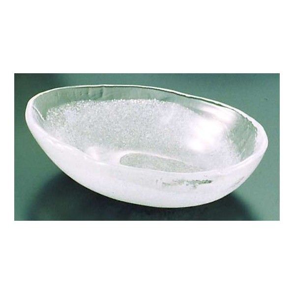 吉沼硝子 硝子和食器 白雪25 小判サラダ RSL20 1個 (吉沼硝子)｜トラノテ