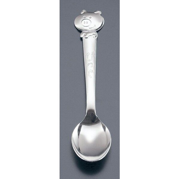 TKG 18－0 キッズスプーン・フォークピッグ スプーン OKT1401 1個 (遠藤商事)｜トラノテ