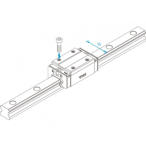 HSR20R1SS+280L LMガイド 1セット(THK)｜トラノテ