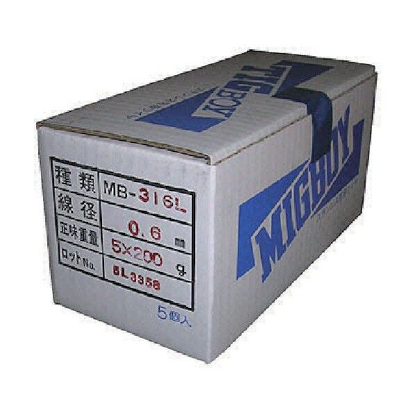 ダイヘンテクノサポート ミグボーイ用ステンレス溶接ワイヤMB-316L φ0.6 200g巻 MB-316L-06-200G 1巻 (ダイヘンテクノサポート)｜トラノテ