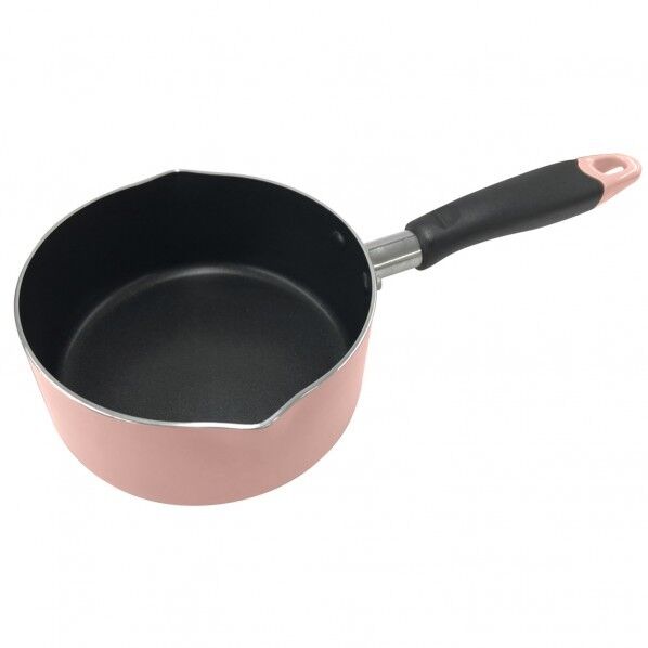 ベストコ カリーノ ちびパン IH両口付ミルクパン 16cm ピンク NQ-0098 ちび ミニ ミルクパン 両口付き IH 16 ピンク 一人用 お弁当 オール熱源 ガス 1個 (ベストコ ...