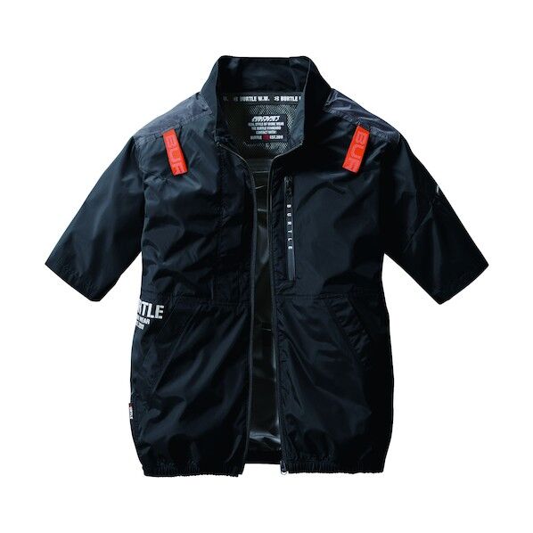 バートル(BURTLE) AC半袖ブルゾンAC2016-35-3XLブラック AC2016-35-3XL 1着 (バートル(BURTLE))｜トラノテ