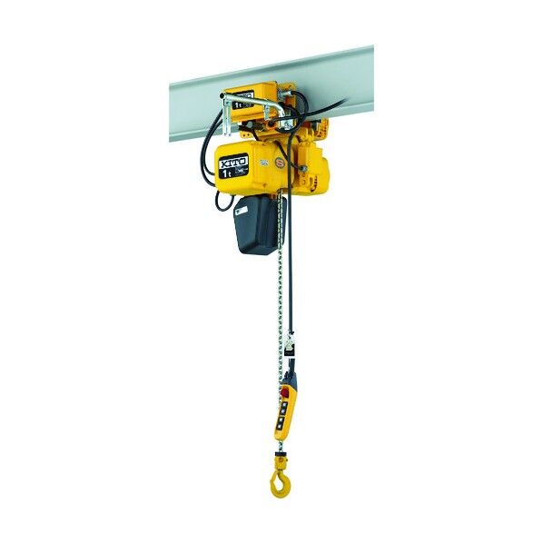 ER2M010S-S エクセル 電気チェーンブロック 電気トロリ結合式 1t(S)x4m(キトー(KITO))｜トラノテ
