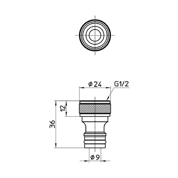 PL60-21-13 金属製ネジニップル 1(SANEI)｜トラノテ