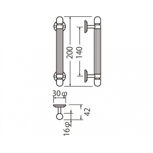 シロクマ ボルドー取手 仙徳 小 NO-105 1本 (シロクマ)｜トラノテ
