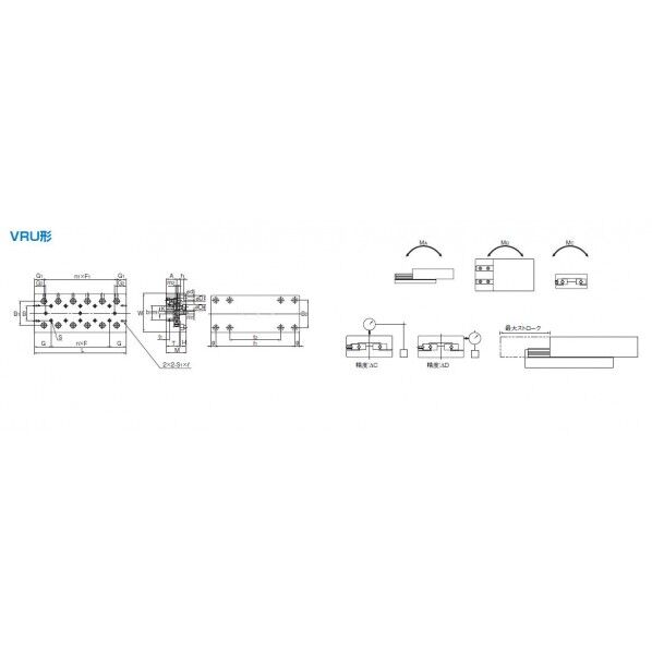 THK クロスローラーテーブル VRT2035 1個 (THK)｜トラノテ